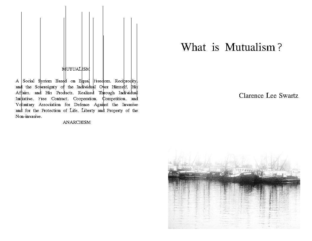 Left Market Anarchist Zines: Mutualism